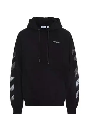 Off-White Arrow Logo Hoodie - Black