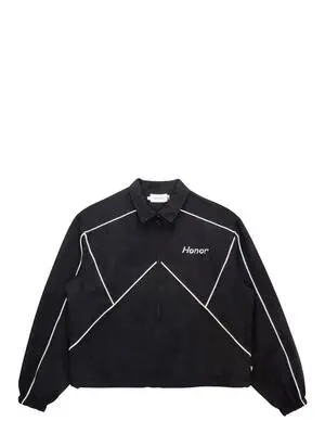HONOR THE GIFT Logo-embroidered Bomber Jacket - Black