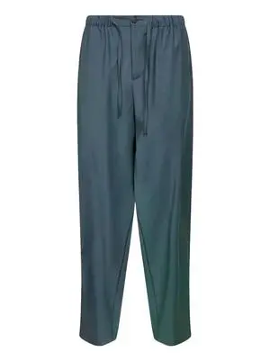 ROSE BURRITO Drawstring Trousers - Blue
