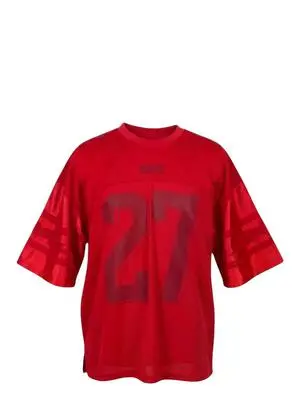 Rhude Lightning Football Shirt - Red