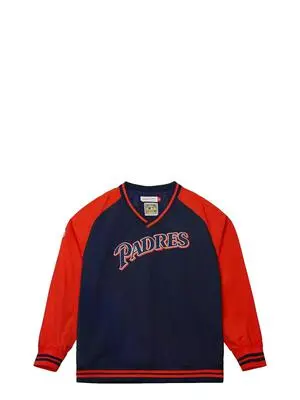 Mitchell & Ness Mlb Padres Logo Pullover Sweatshirt - Blue