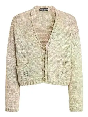 Dolce & Gabbana Pocket Button Cardigan - Neutrals