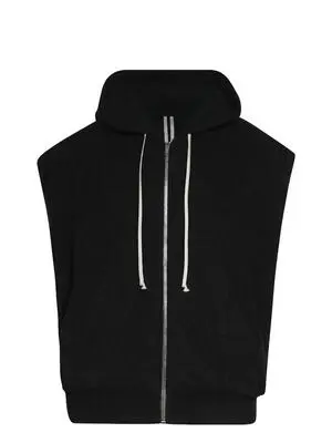 Rick Owens Zipped Relaxed Fit Hoodie - Black