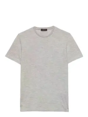 PRADA Ribbed Crew-neck Cashmere T-shirt