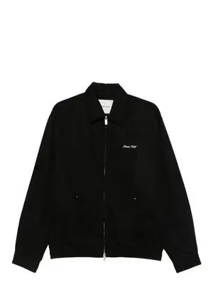 BRAM’S FRUIT Logo-embroidered Jacket - Black