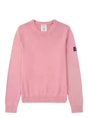 ECOALF Ribbed Crew Neck Sweater - Pink