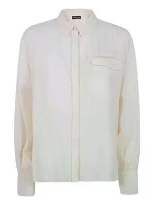 EMPORIO ARMANI Long-Sleeve Pocket Shirt