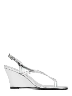Gimaguas Wedge Sandals - Silver