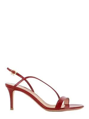 GIANVITO ROSSI Manhattan Strappy Heeled Sandals - Red