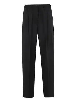 Seventy Pleated Trousers - Black