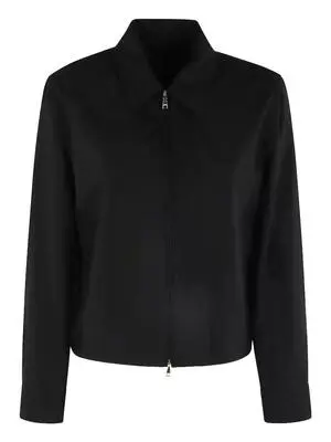 Seventy Zipped Shirt Jacket - Black