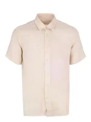120% Lino Contemporary Fit Shirt - Neutrals