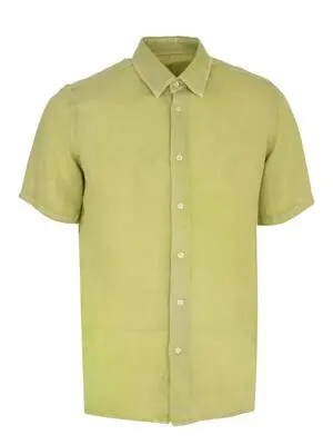 120% Lino Contemporary Fit Shirt - Green