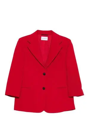 Givenchy Button Blazer - Red