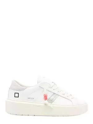 D.a.t.e. Hill Low Platform Sneakers - White