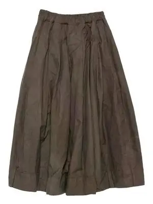 RICORRROBE Elasticated-waist Midi Skirt - Grey