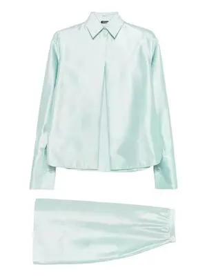 Kiton Shirt And Skirt Set - Blue