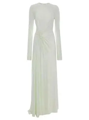 Victoria Beckham Twist Waist Gown - Green