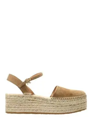 GIANVITO ROSSI Round-toe Platform Espadrille - Neutrals