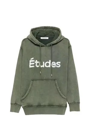 ÉTUDES STUDIO Logo Hoodie - Green