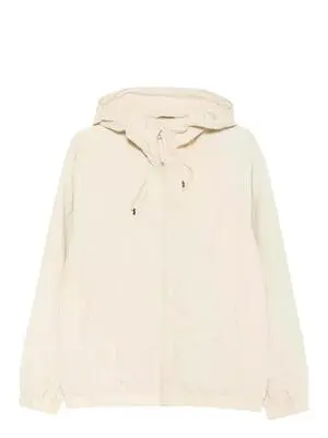 ÉTUDES STUDIO Zip-up Hooded Windbreaker - Neutrals