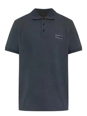 Moncler Logo-detail Polo Shirt - Grey