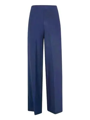 ANNE CLAIRE Elasticated Trousers - Blue