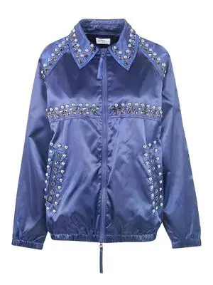 P.a.r.o.s.h Embellished Collar Jacket - Blue