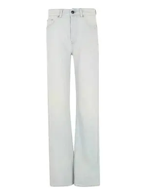 SEMICOUTURE Faded Trousers - Blue