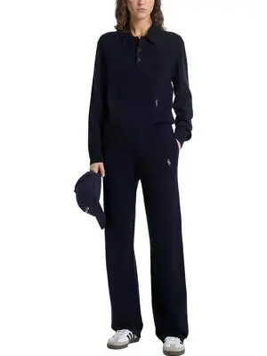 SPORTY & RICH Wide-leg Trousers - Blue