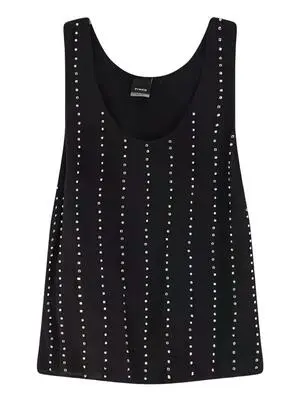 Pinko Embellished Tank Top - Black