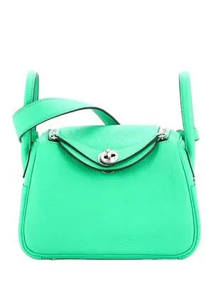 HERMES Lindy Bag Clemence - Green