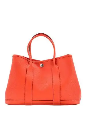 HERMES 30 Garden Party Tote - Red