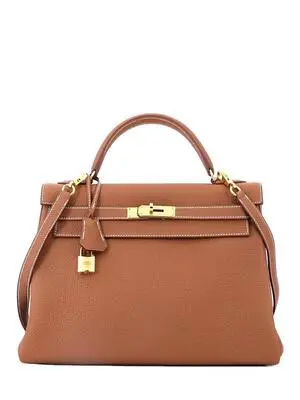 HERMES Kelly 32 Handbag - Gold