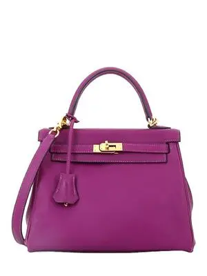 Hermès Kelly 25 Handbag Anemone