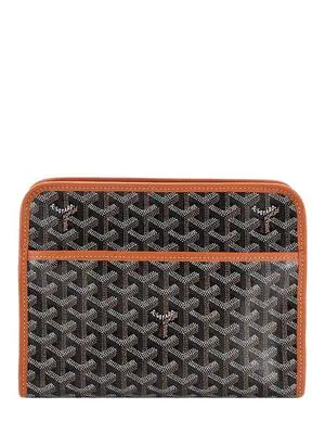 Goyard MM Jouvence Toiletry Pouch Coated Canvas Brown