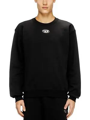 DIESEL Logo Graphic Crewneck Sweatshirt - Black