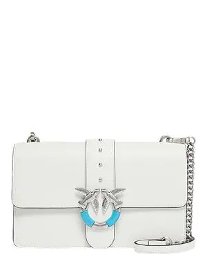Pinko Love One Classic Leather Crossbody - Ze