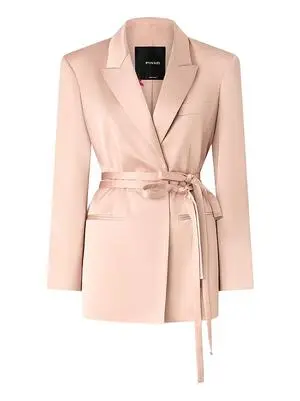 Pinko Belted Satin Jacket - Q