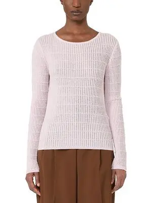 Max Mara Mstpedone Boat Neck Sweater - Pink