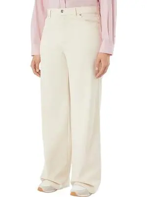 Marina Rinaldi Mrsmaster Wide-leg Jeans - Milk