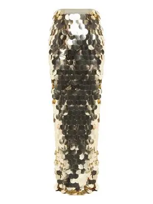 BALYKINA Sequined Maxi Skirt - Gold
