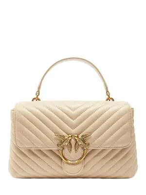 Pinko Love Lady Puff Classic Leather Handbag - Cq