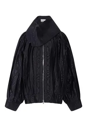 JULYCOLUMN Pleated Jacket - Black