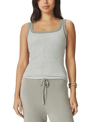 Splendid Josie Stripe Tank Top - Eucalyptus