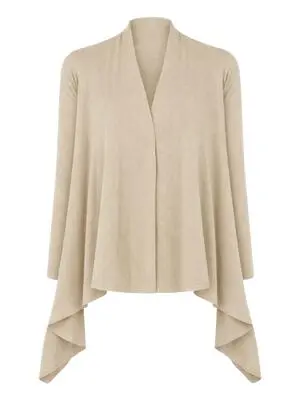 Rick Owens Medium Wrap Cardigan - Beige