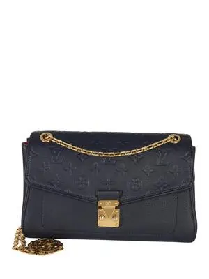 LOUIS VUITTON Monogram Empreinte Saint Germain Pm - Blue