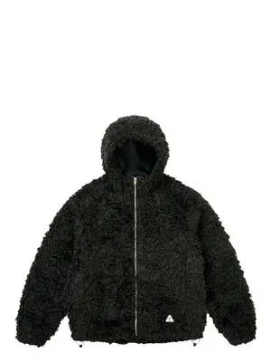 PALACE Furry Fleece Jacket - Black