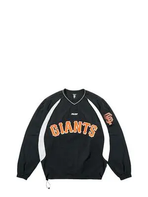PALACE San Francisco Giants Shell Crew Sweatshirt - Black