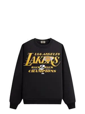 Kith Nba Allstar Los Angeles Lakers Nelson Crewneck Sweatshirt - Black
